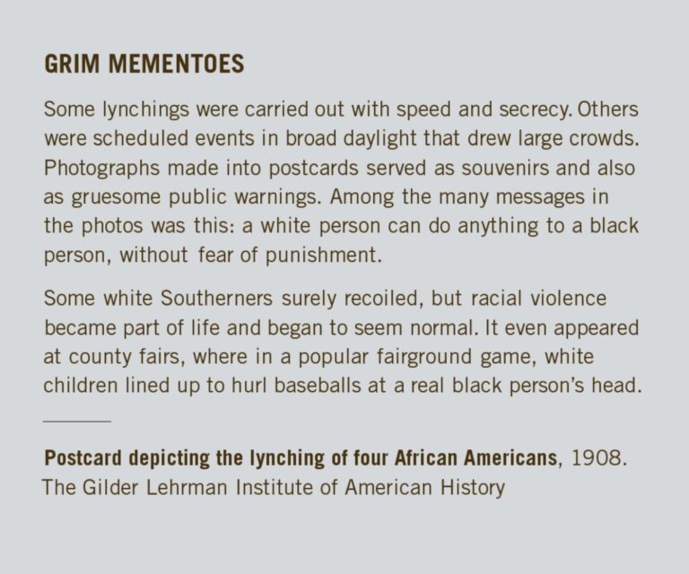 The Rise of Jim Crow, 1877–1900 – Black Citizenship in the Age of Jim Crow